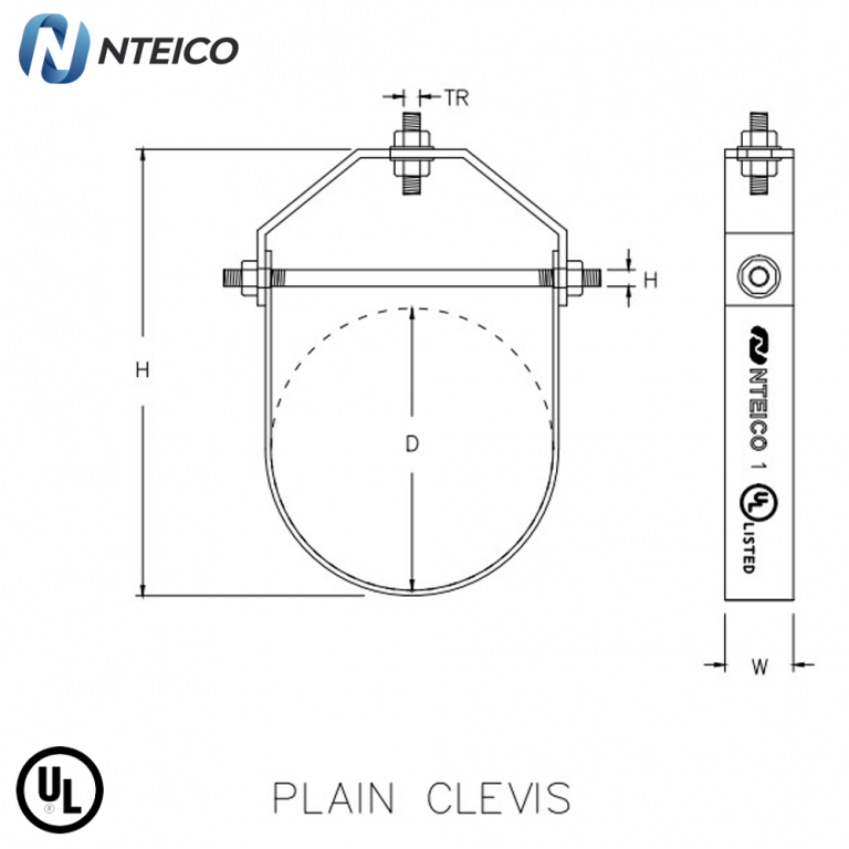 Standard Clevis Hanger NTEICO Standard Clevis Hanger NTEICO